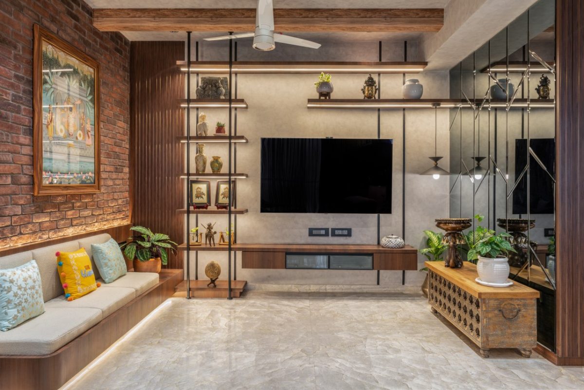 This Modern Rustic Interior Design Is The Perfect Blend Of Raw And Refined | SK Design Studio