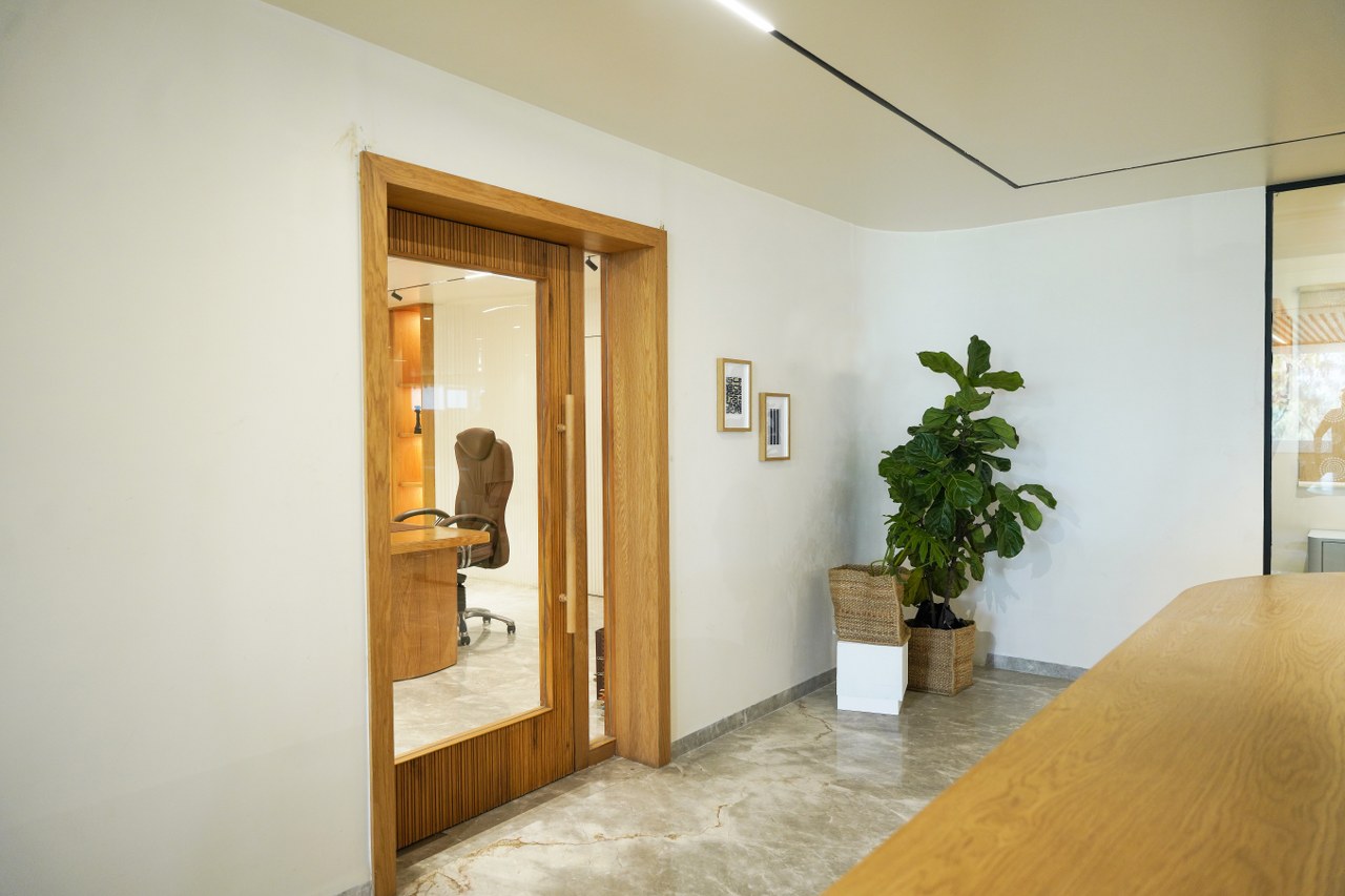This Office Interior Design Influences Workspace Energy Through ...