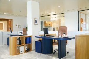 This Office Interior Design Influences Workspace Energy Through ...