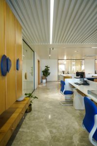 This Office Interior Design Influences Workspace Energy Through ...