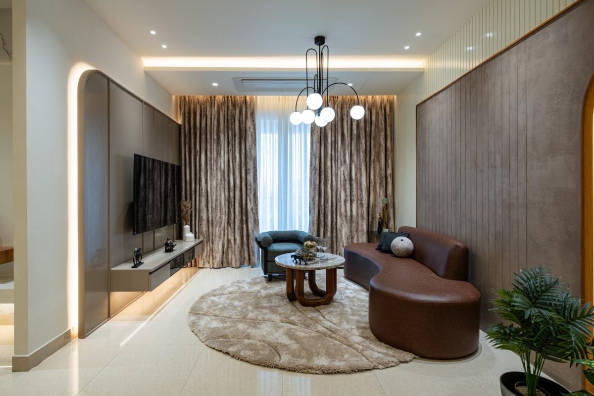 This Modern Organic Interior Design Embraces Curved Forms And Earthy ...