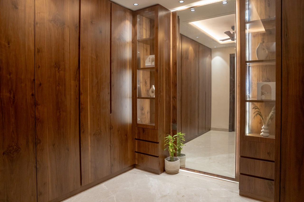 This Wood Home Interior Design Offers A Dialogue Between Human Touch ...