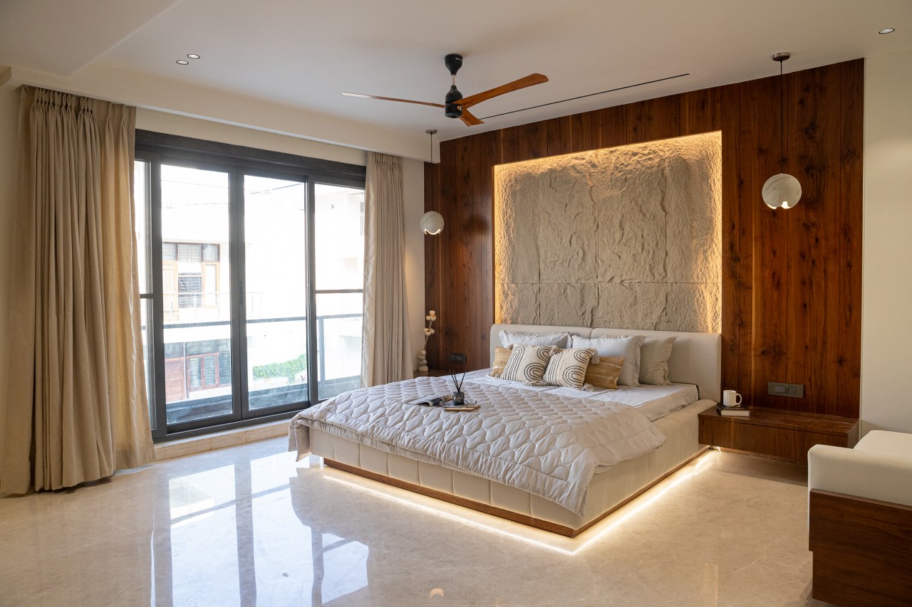 This Wood Home Interior Design Offers A Dialogue Between Human Touch ...