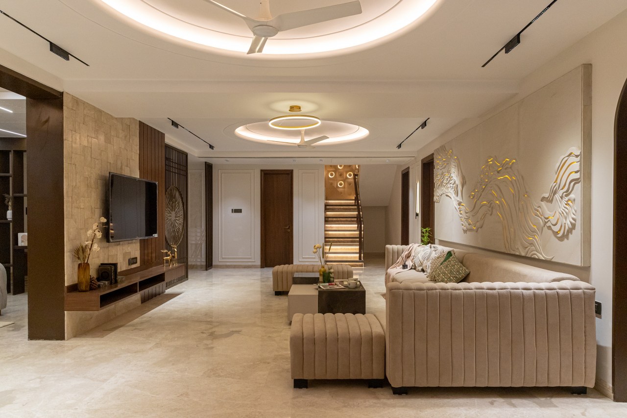 This Wood Home Interior Design Offers A Dialogue Between Human Touch ...