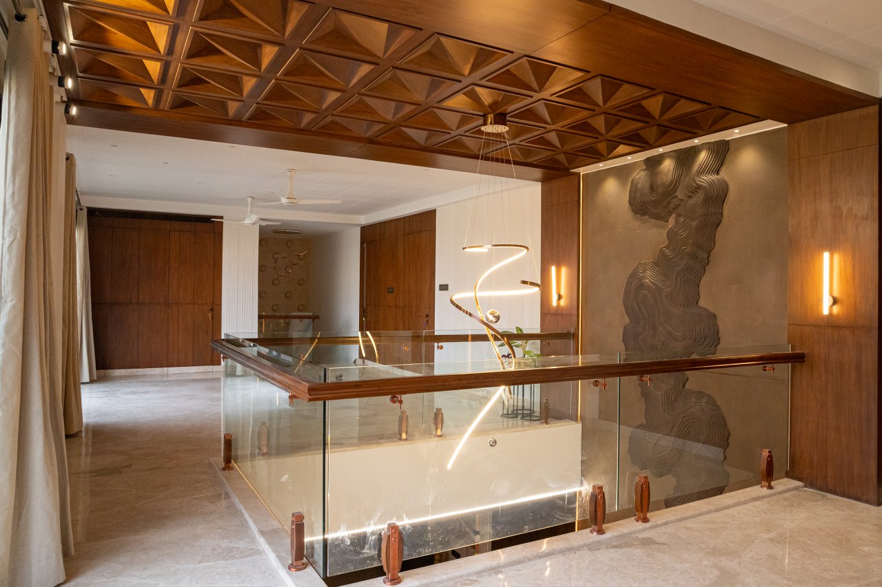 This Wood Home Interior Design Offers A Dialogue Between Human Touch ...