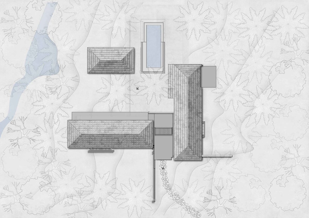 This L-shaped Home Design Is A Blend Of Retreat Tradition And Melody ...
