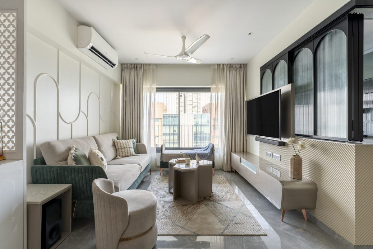 This Mumbai Apartment Embraces Classic Modern Interior Design with Elegance | HK Design Studio