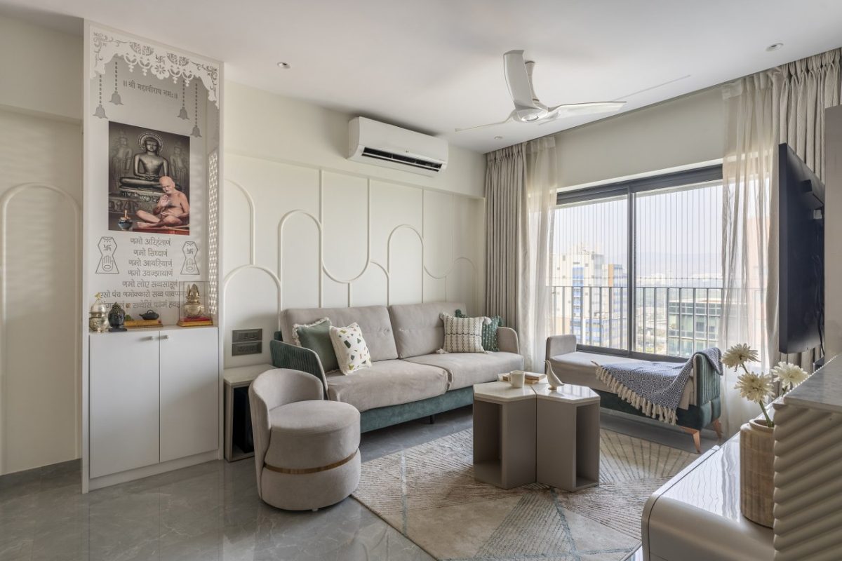 This Mumbai Apartment Embraces Classic Modern Interior Design with Elegance | HK Design Studio