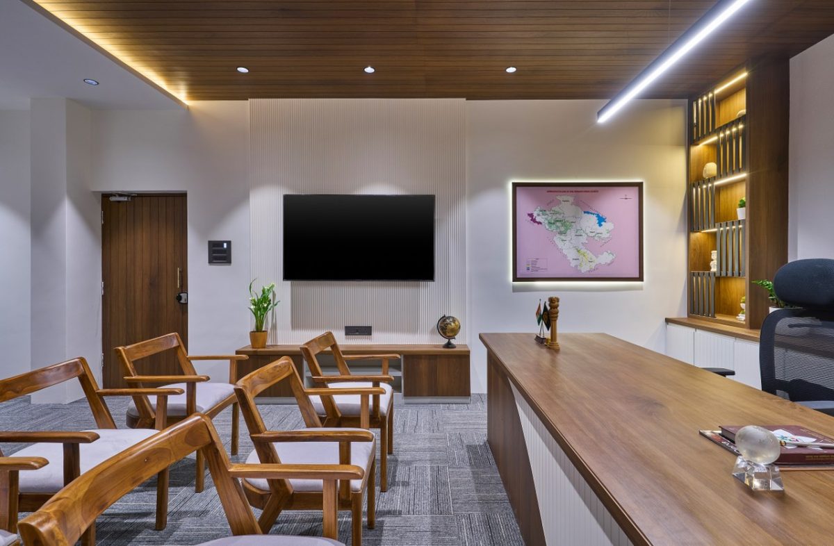 This Modern and Minimalistic Space Is A Government Office Design Done ...