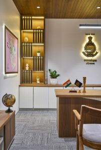 This Modern and Minimalistic Space Is A Government Office Design Done ...