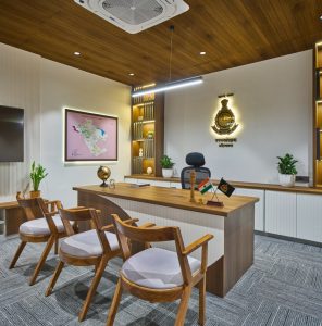 This Modern and Minimalistic Space Is A Government Office Design Done ...