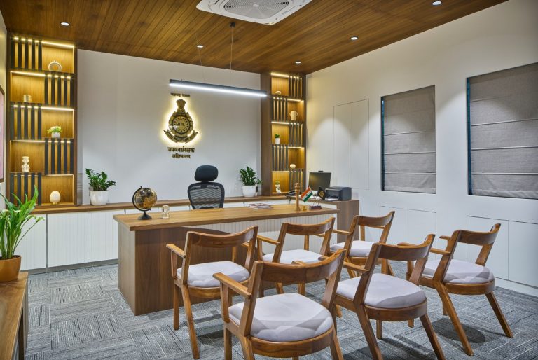 This Modern and Minimalistic Space Is A Government Office Design Done ...