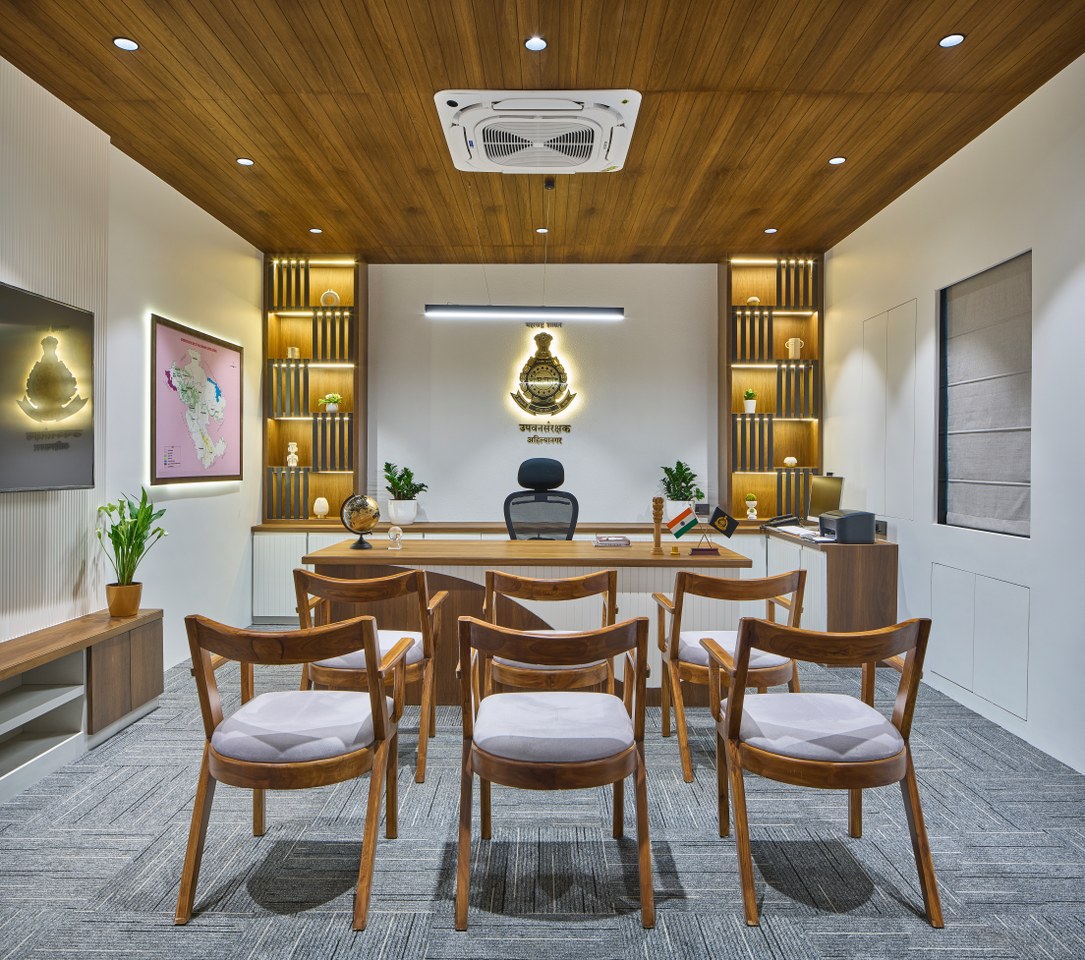 This Modern and Minimalistic Space Is A Government Office Design Done ...