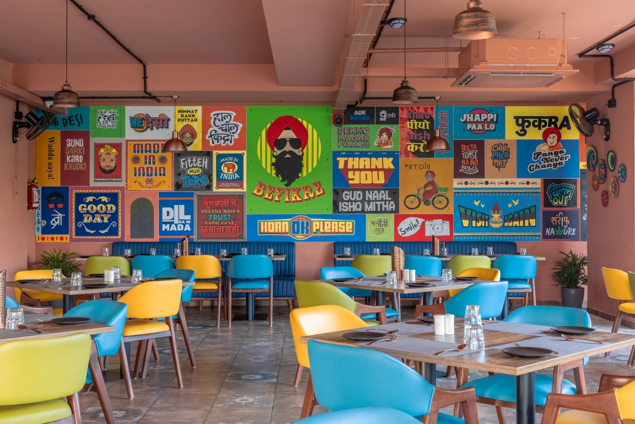 This Indian Restaurant Interiors Are Brought To Life with Punjabi Dhaba Inspiration | Indigo Roots