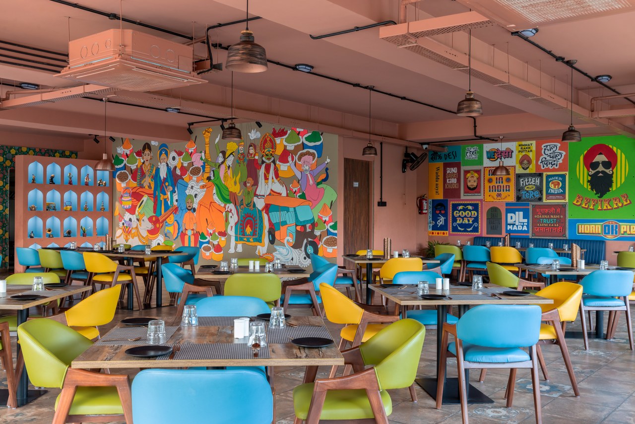 This Indian Restaurant Interiors Are Brought To Life with Punjabi Dhaba ...