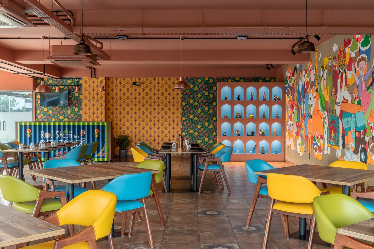 This Indian Restaurant Interiors Are Brought To Life with Punjabi Dhaba ...