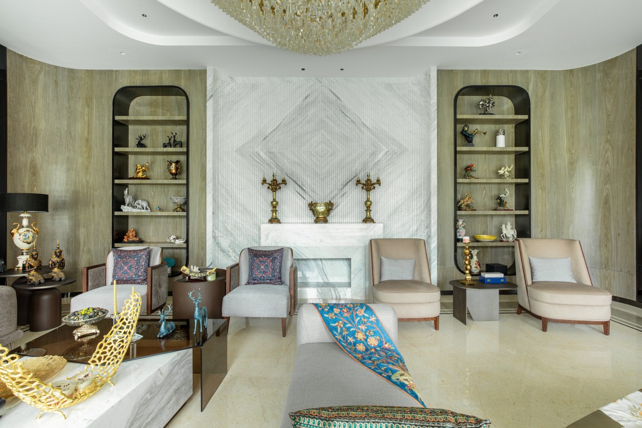 A Luxury Contemporary House Celebrates The Art of Double-height Living ...