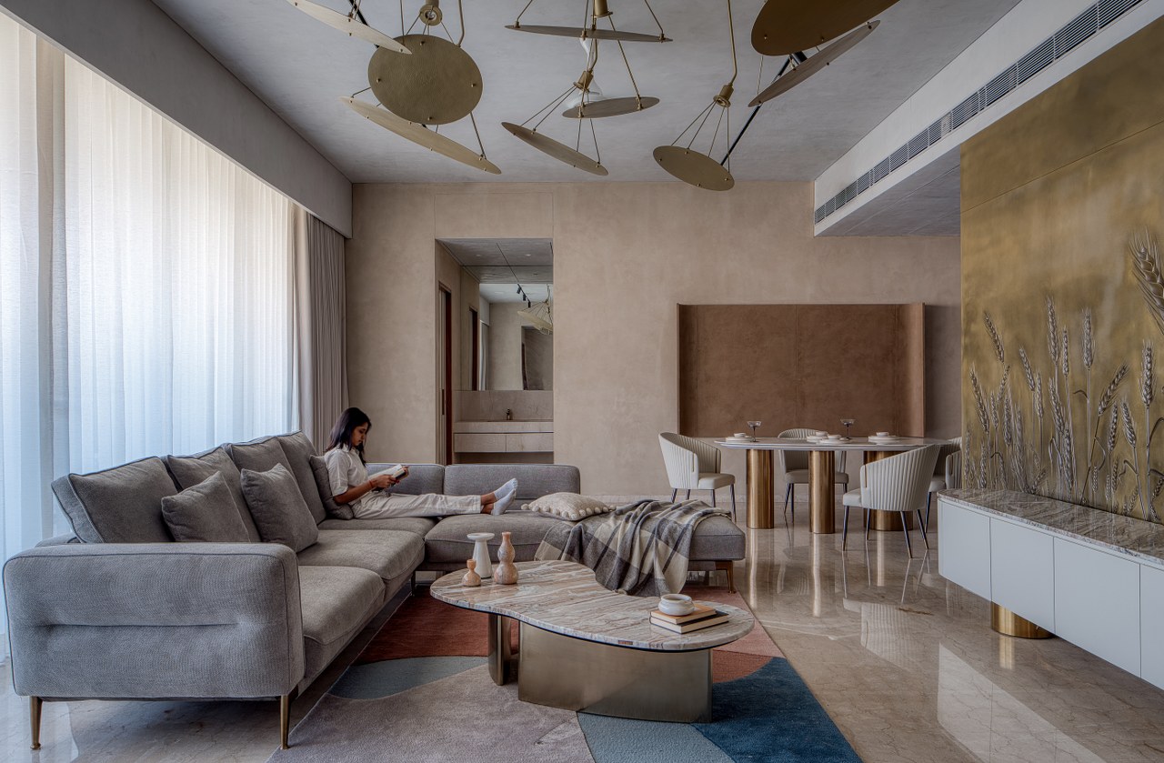 The Design Of This Luxury Interior Apartment Exemplifies Contemporary ...