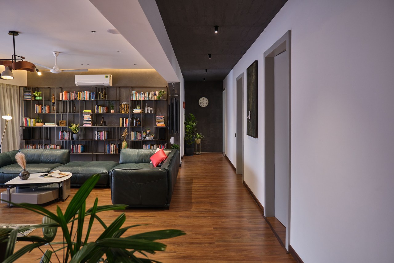 This 4BHK Redefines Minimalist Industrial House Design With a Personal ...