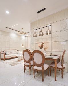 Neutral Interior Creates A Polished And Rich Look In Modern Home Design ...