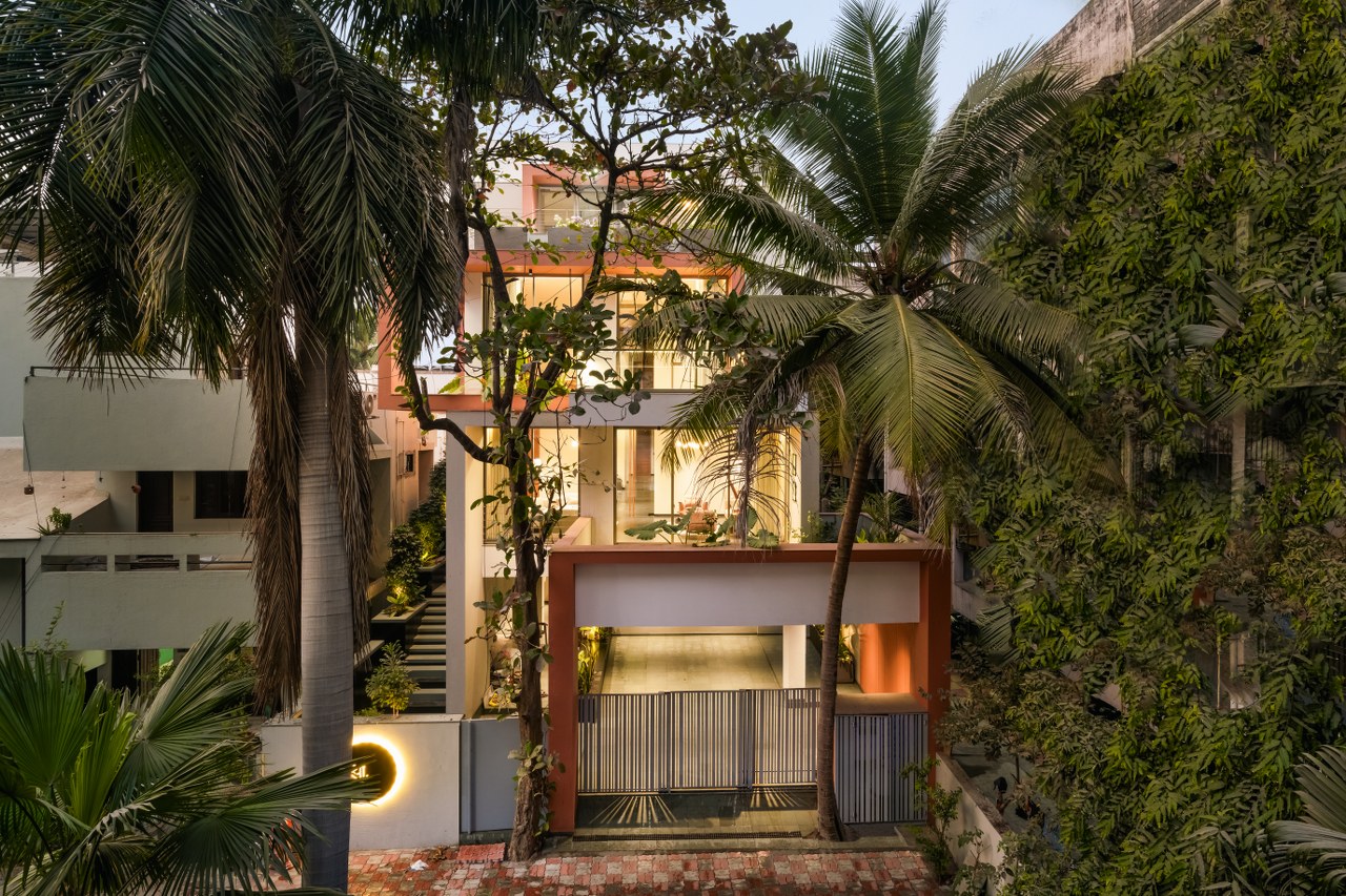 The Terra Cotta Facade Frames Light and Connection at Prakashalay ...
