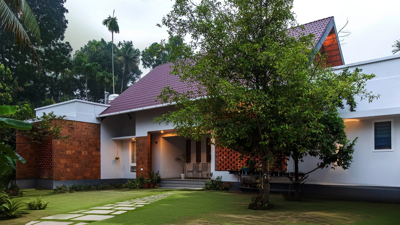 This Brick Home Design Takes A Natural Turn with Holed Breathable Walls ...