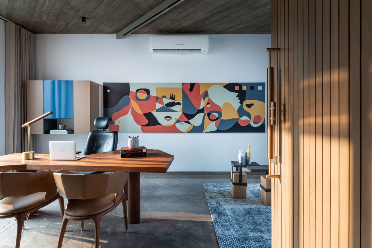 The Residence Features An Exposed Brick Design That Enhances Its Street ...