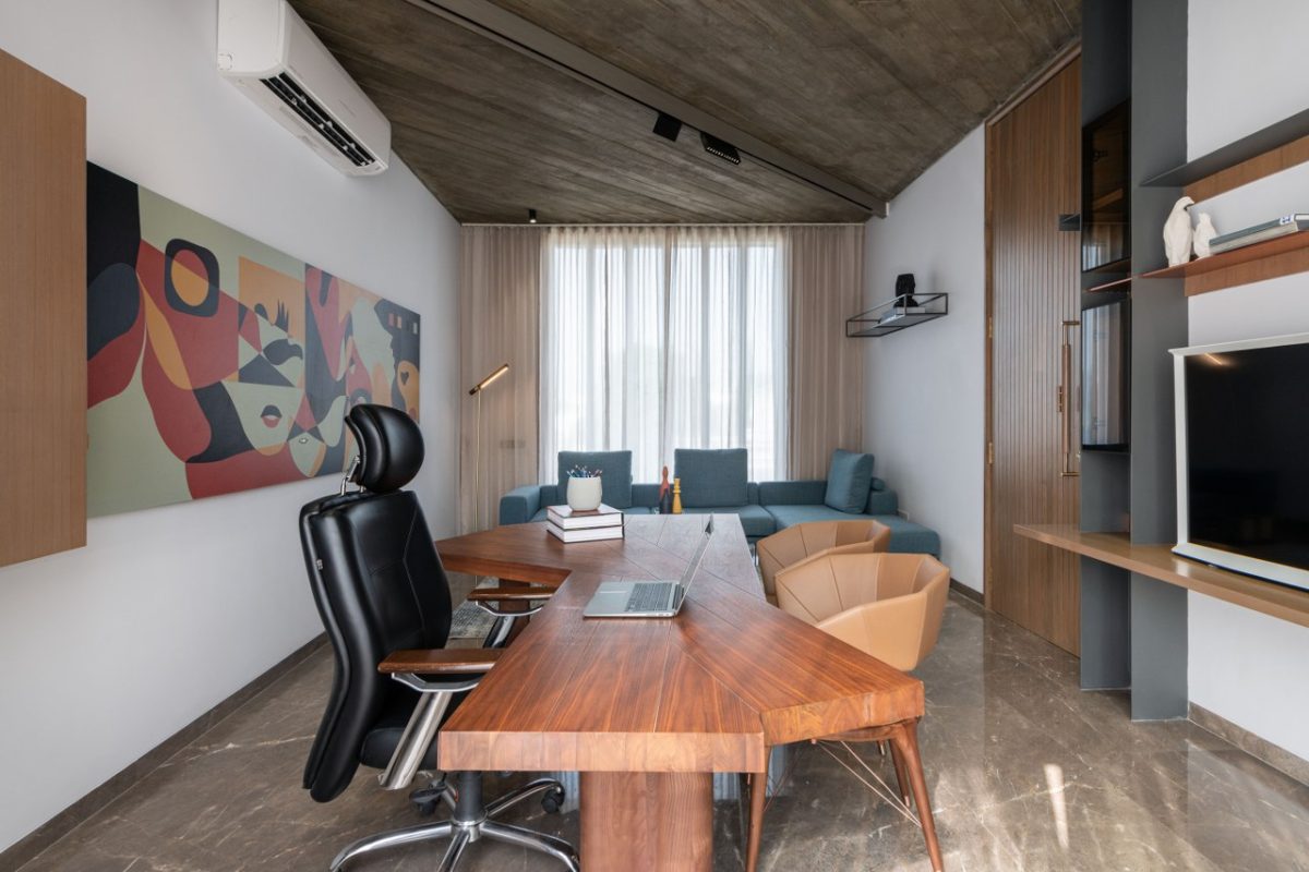 The Residence Features An Exposed Brick Design That Enhances Its Street ...