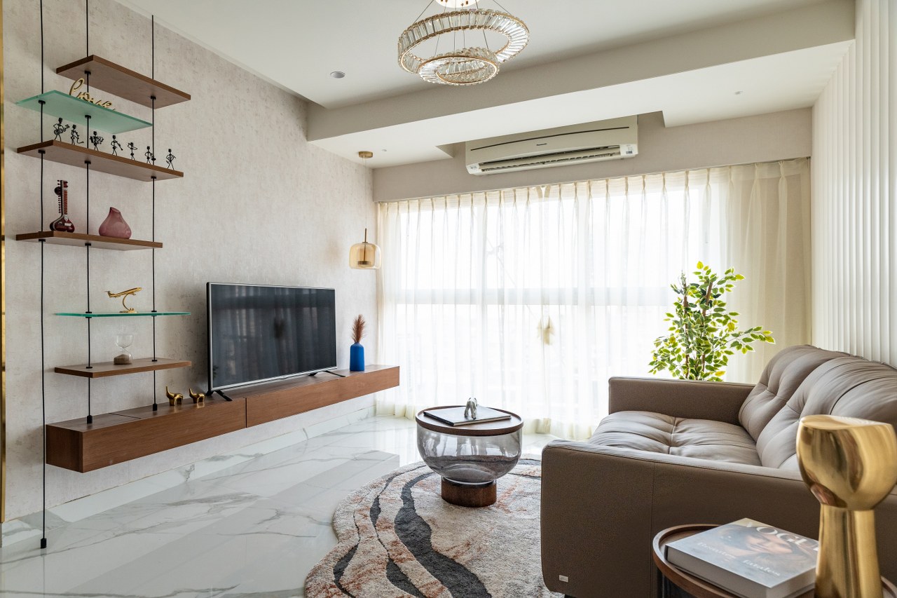 This 2BHK Home Redefines Modern Flat Design with Luxury and Comfort ...