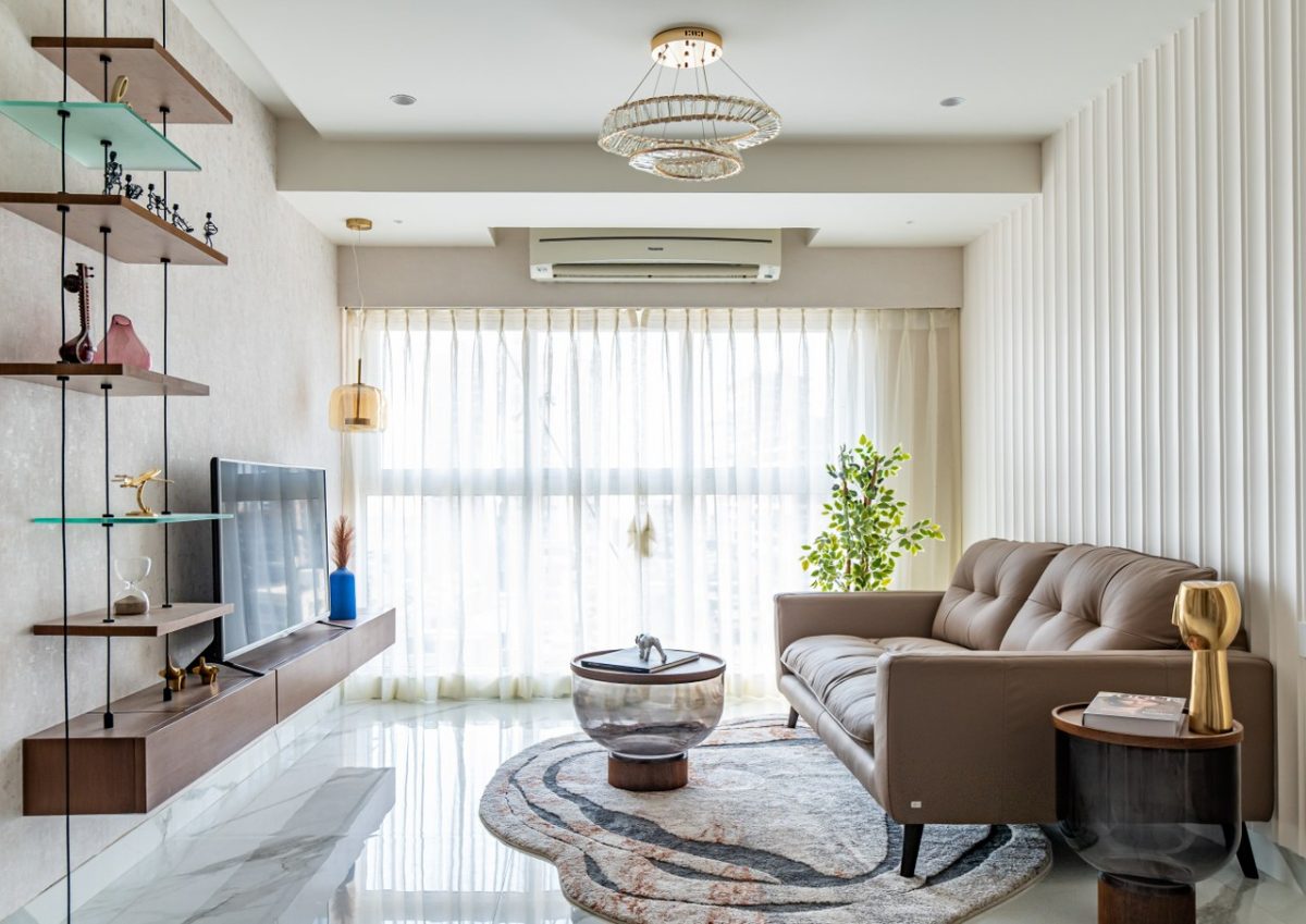 This 2BHK Home Redefines Modern Flat Design with Luxury and Comfort ...