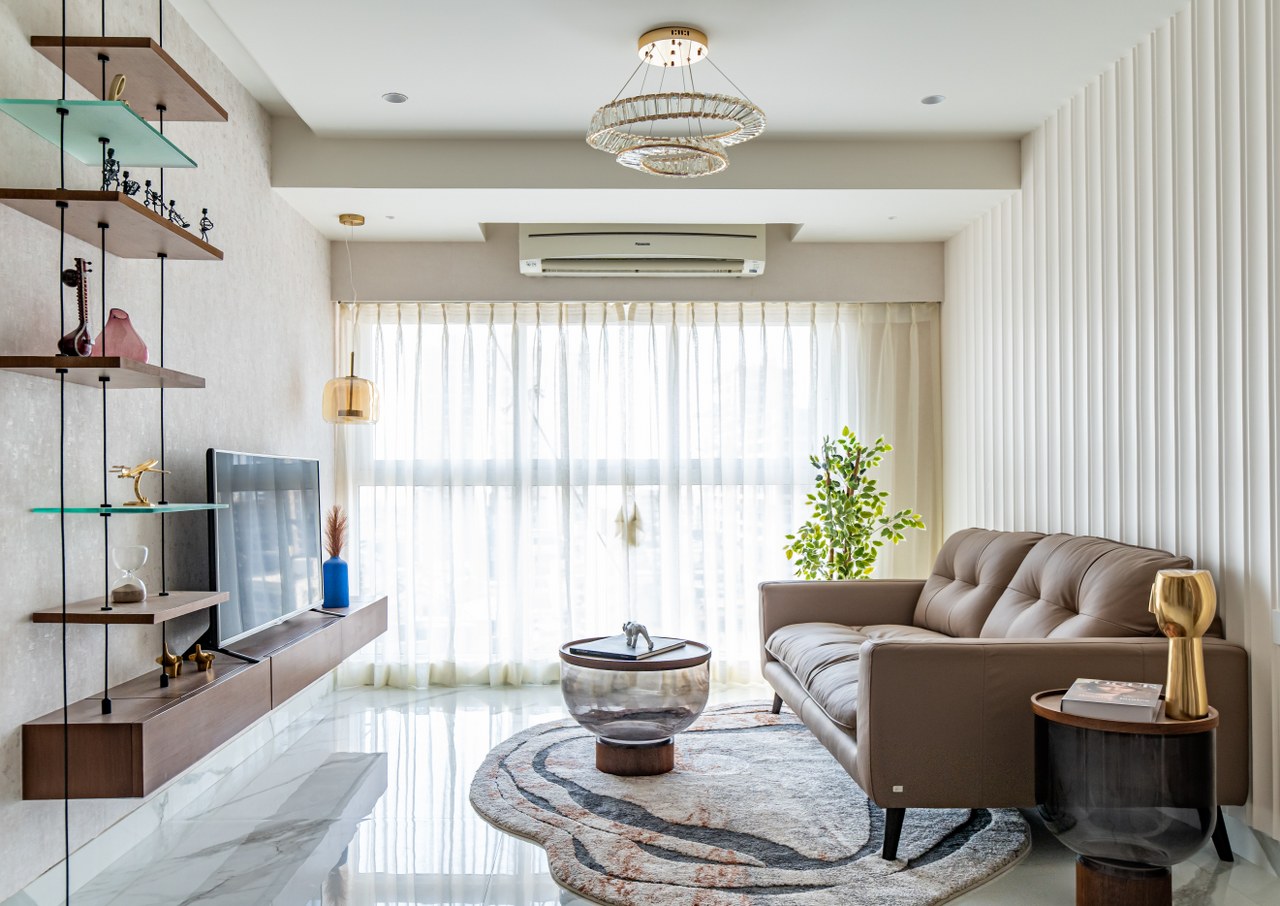 This 2BHK Home Redefines Modern Flat Design with Luxury and Comfort ...