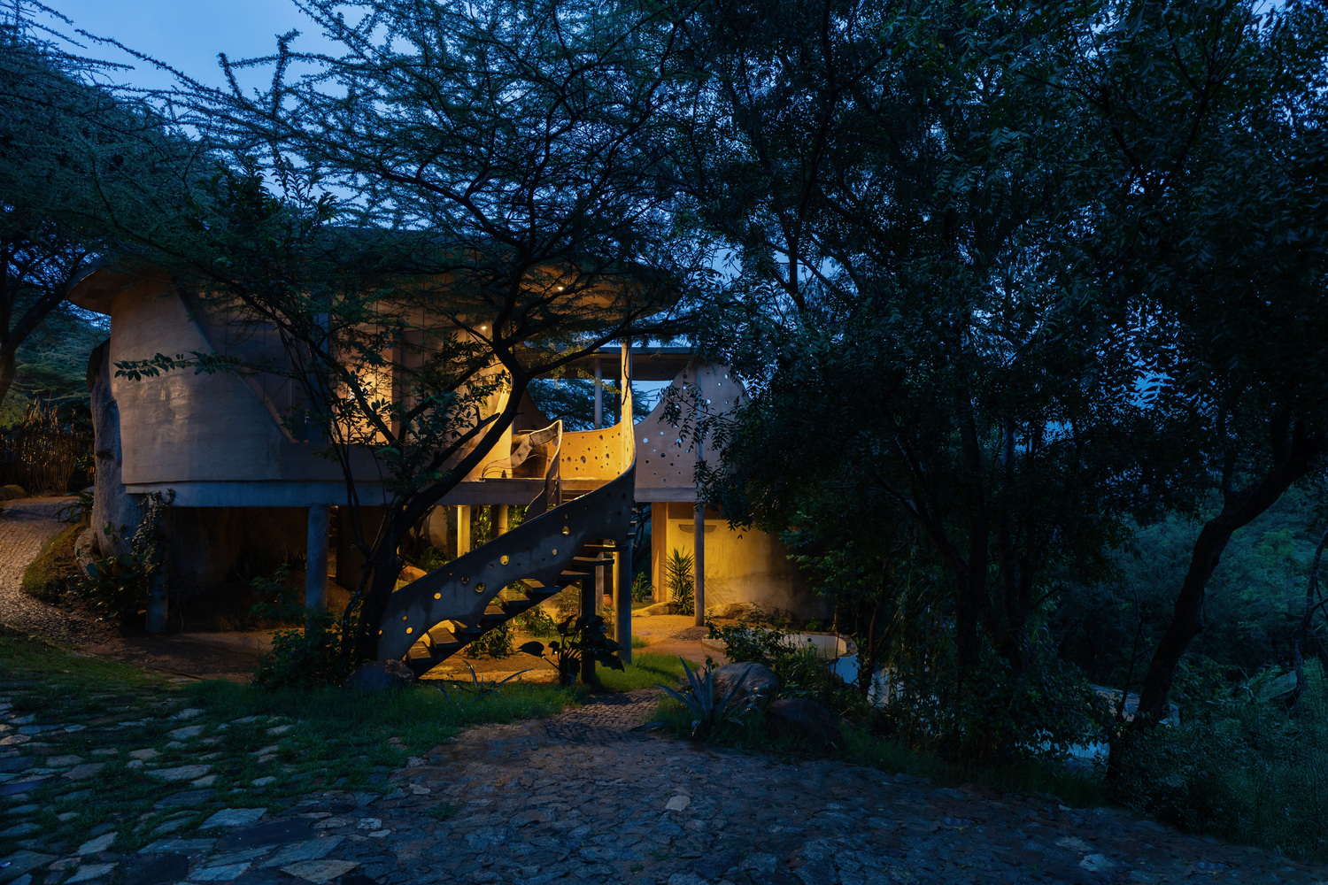 This Organic House Rolls into the Vibrant Green Landscape Naturally ...