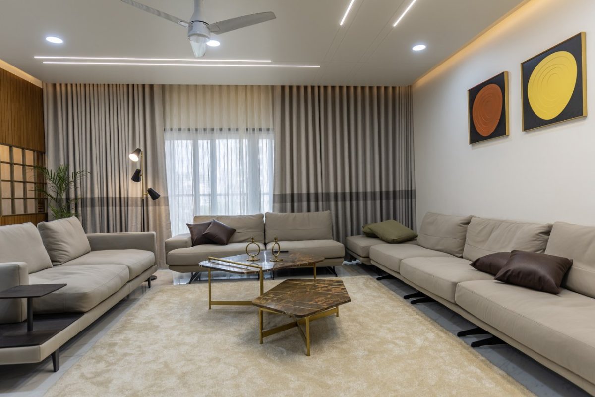 Warm Interior Design Defines The Soul of This Elegant 4BHK Project ...