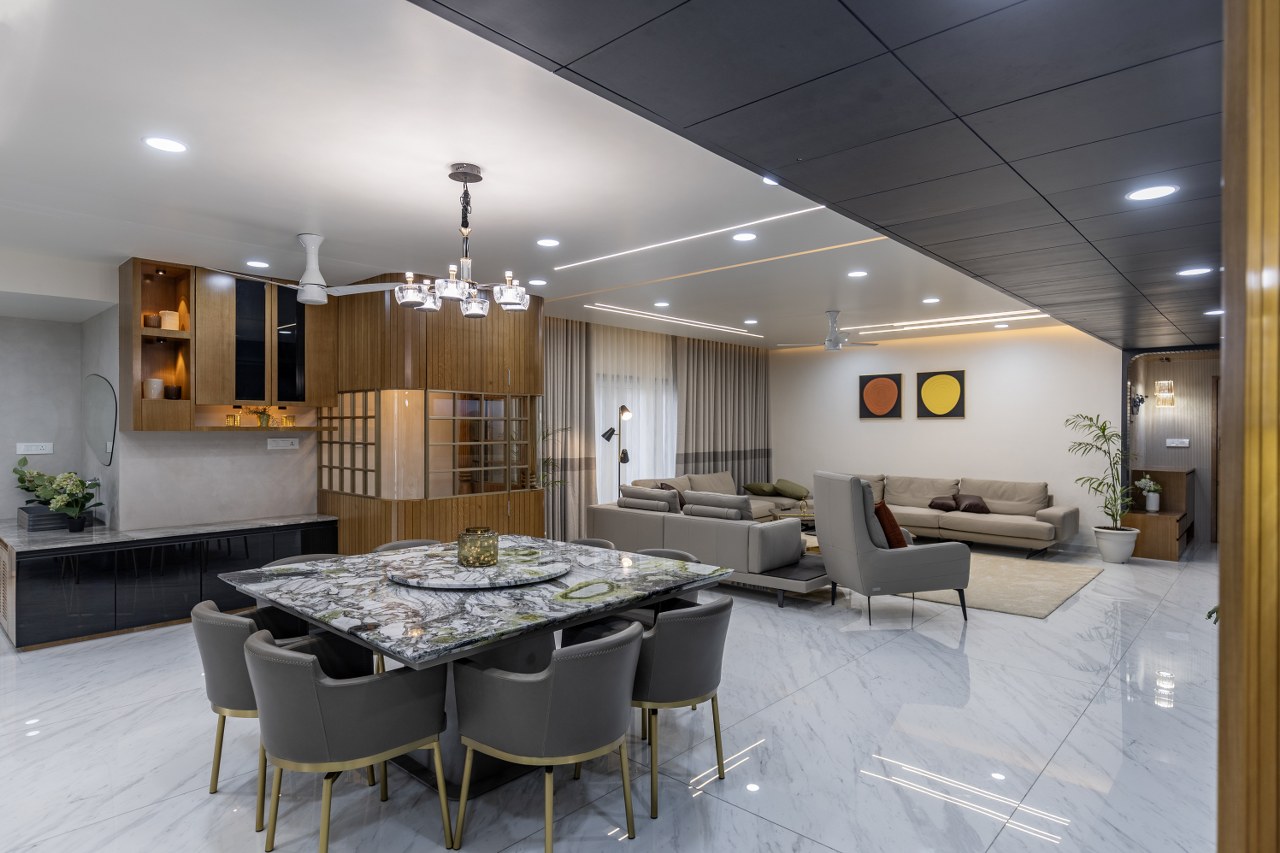 Warm Interior Design Defines The Soul of This Elegant 4BHK Project ...