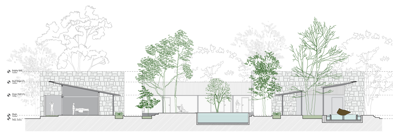 This Wellbeing Centre Blends Seamlessly with the Dense Canopy and ...