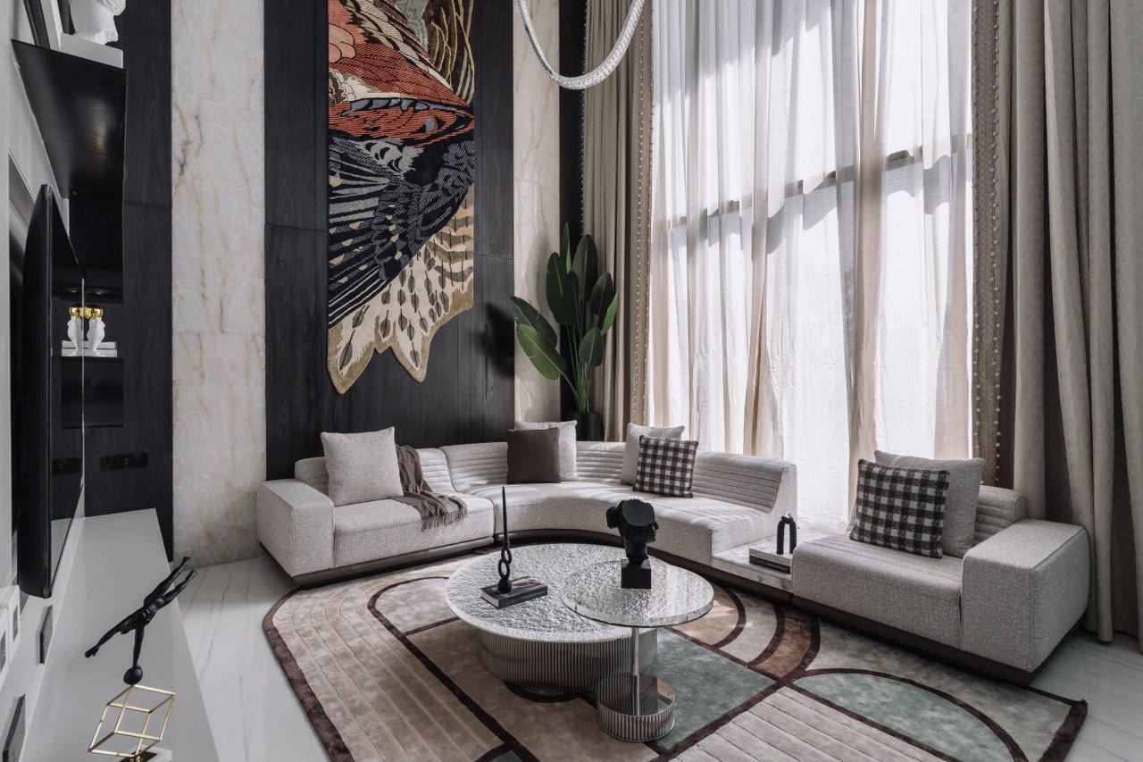 The Artistic Interior Designs Thrive on Subtle Contrasts and Visual ...