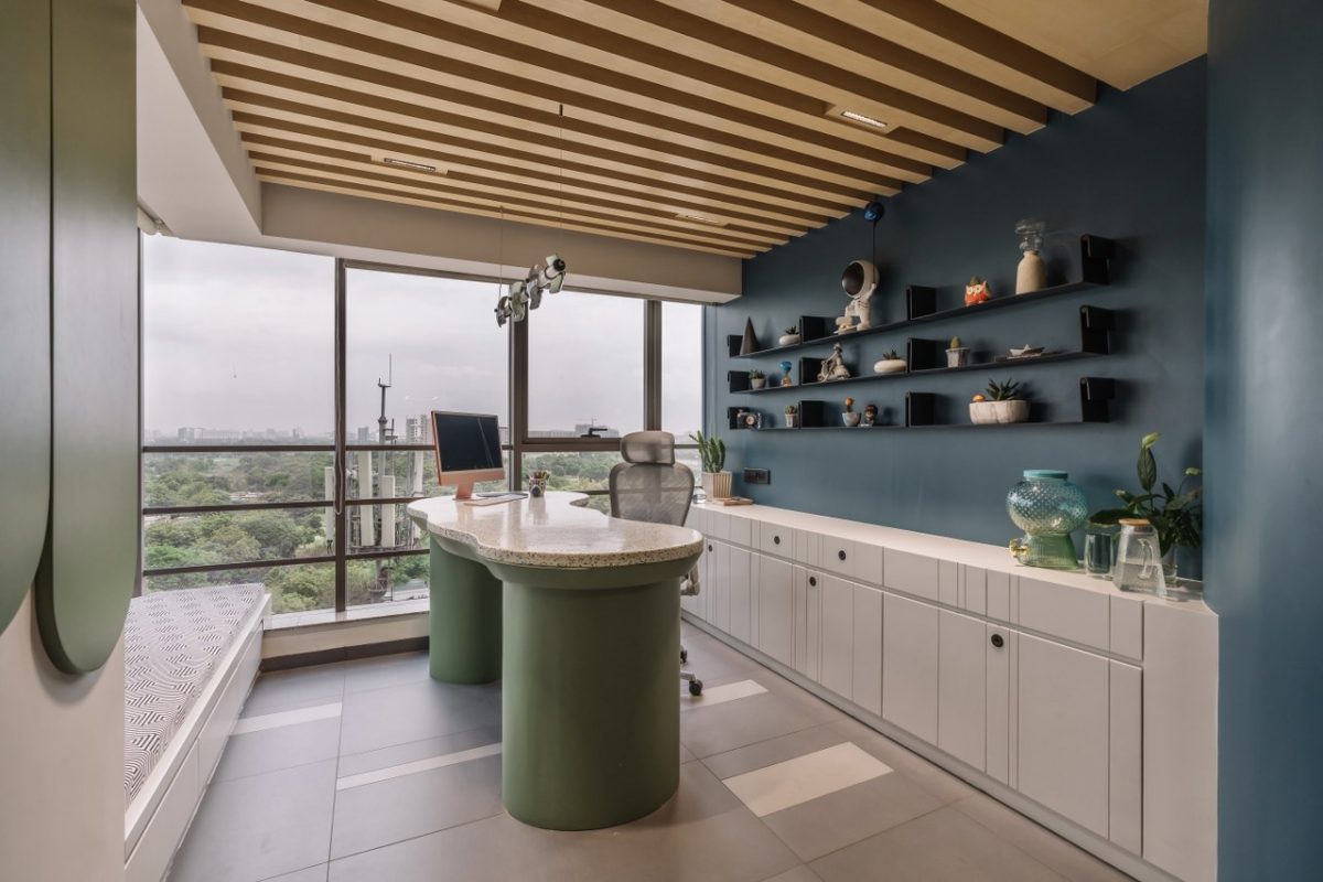 Offbeat Oasis Is A Bold Language In Commercial Office Design | Amogh Designs