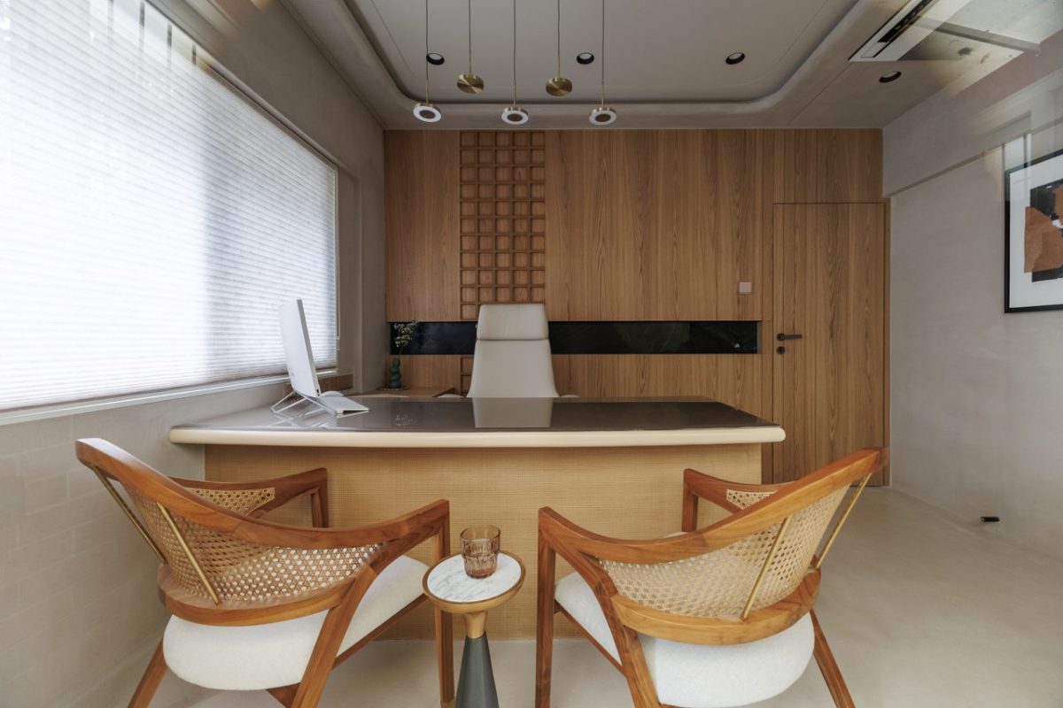 Terra Tales is a Minimal Office Interior Design Rooted in Stillness and Earth | About the Space