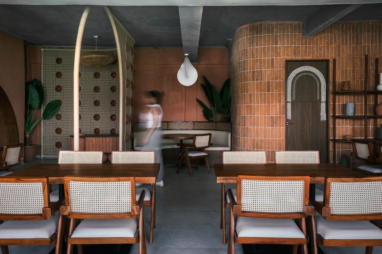 Terracotta Interiors Elevate the Narrative of This Immersive Dining ...