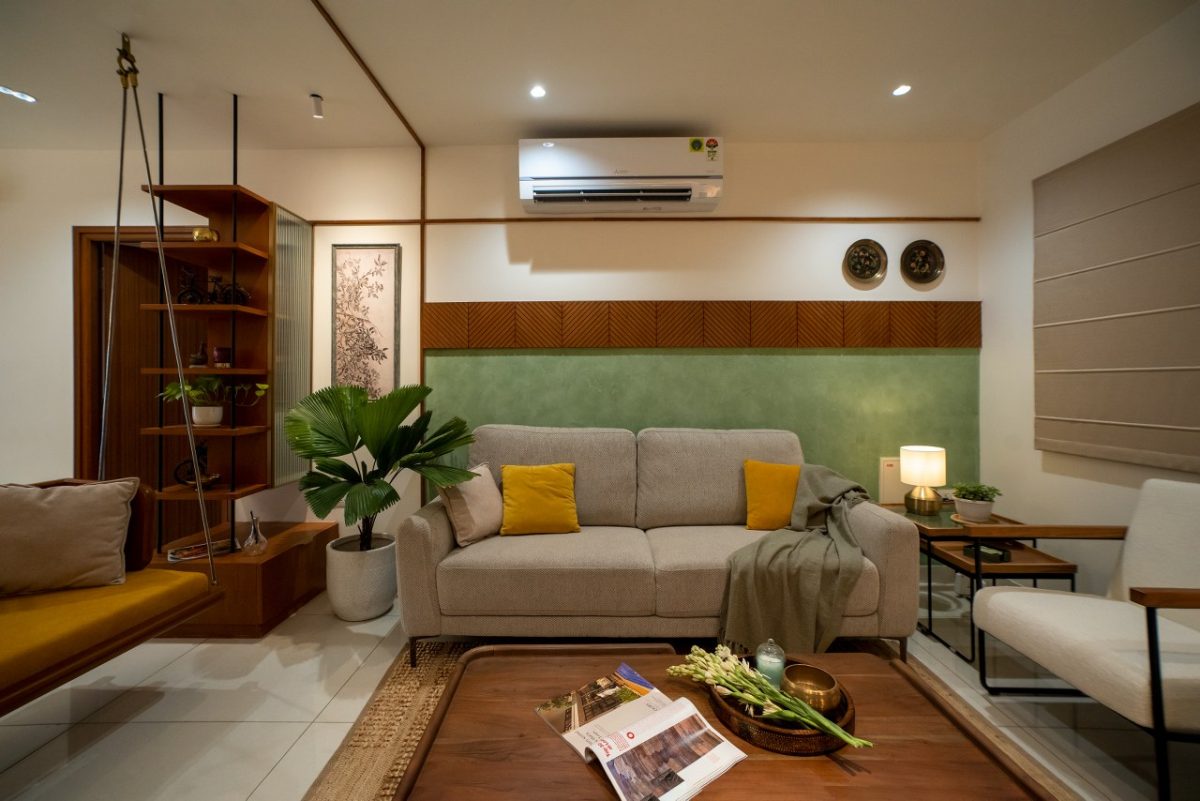 This 1800 sq ft House Design Uses Indian Materials in a Contemporary ...