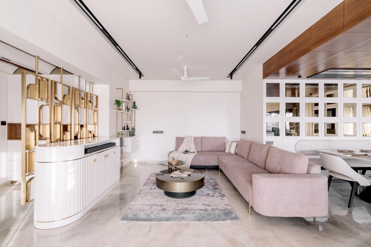 The Design Embraces Cozy Interiors with Soothing Color Palette ...