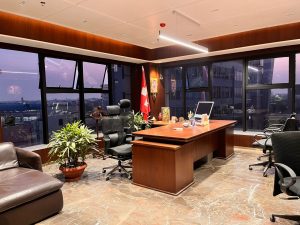 This Government Theme Office Unfolds Art Deco Style Interior ...