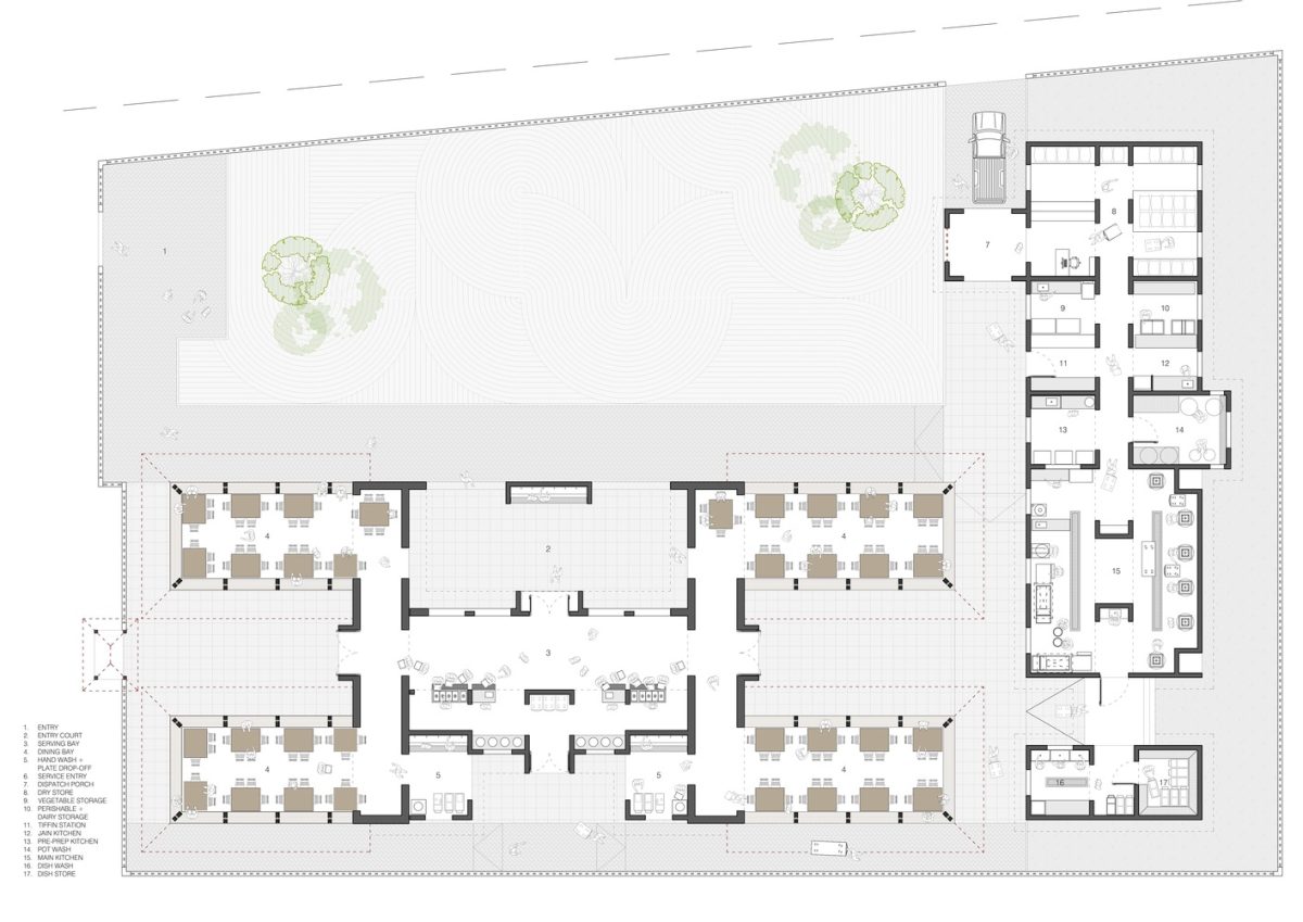 This Modular Cafeteria Design Promotes a Sense of Community | Studio Dot