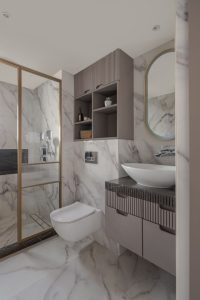 This Home Extension Integrates Fluidity with Marble Floor Design | AB ...