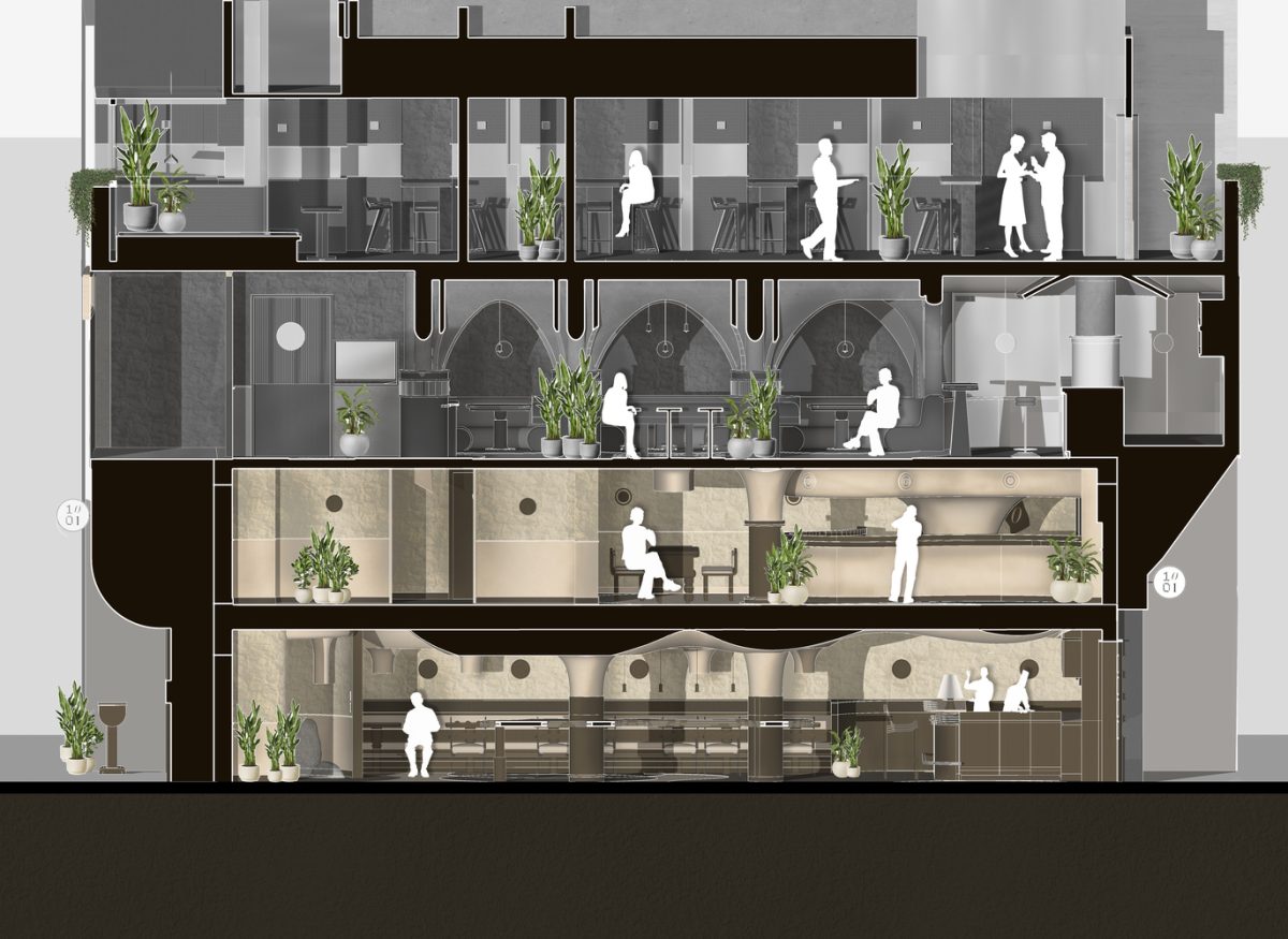 This Restaurant Celebrates Modernist Interiors | RENESA Architecture ...