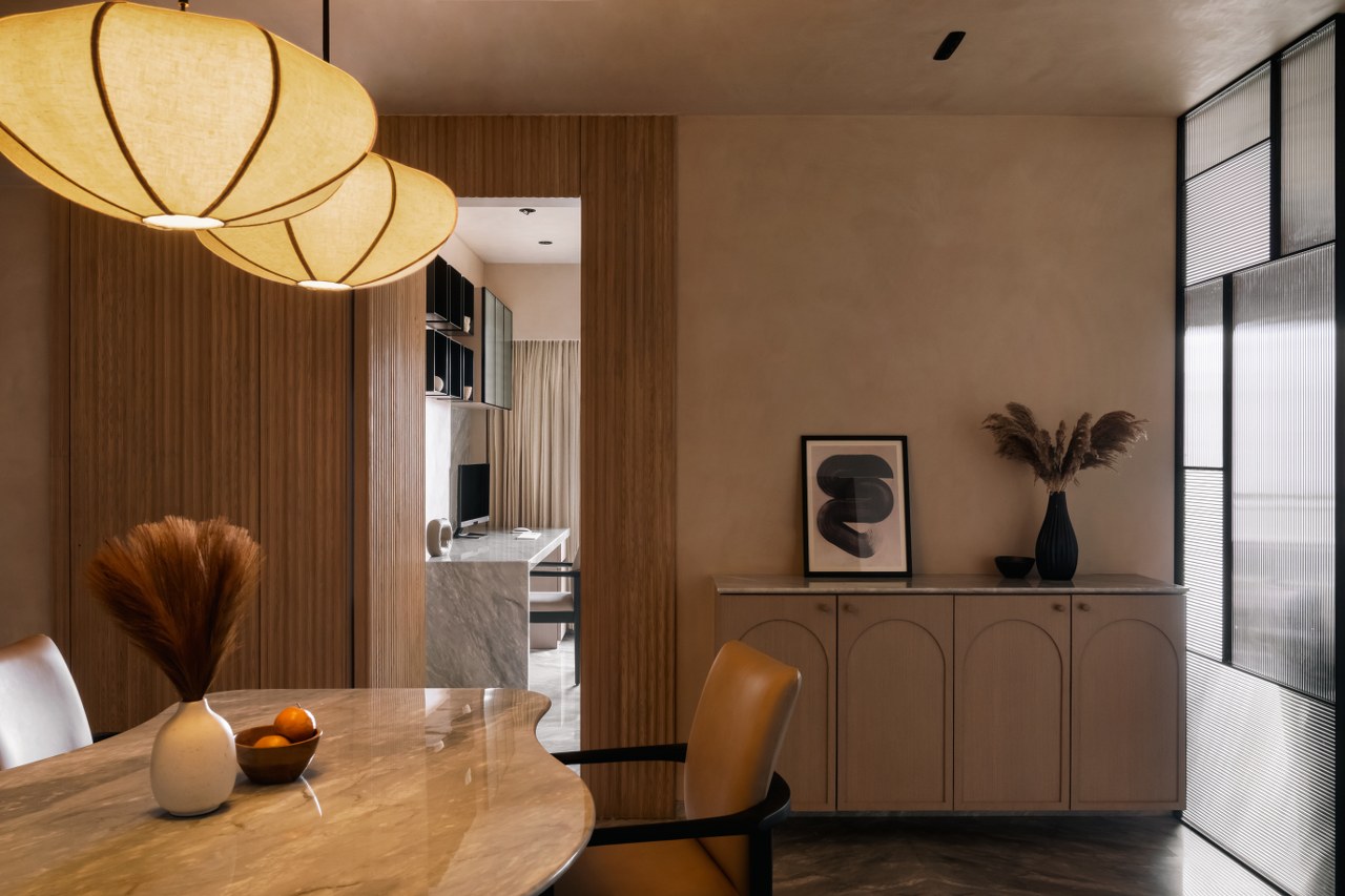 This House Elegantly Composes Neutral Tone Colors | Archaic Design Studio