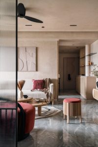 This House Elegantly Composes Neutral Tone Colors | Archaic Design Studio