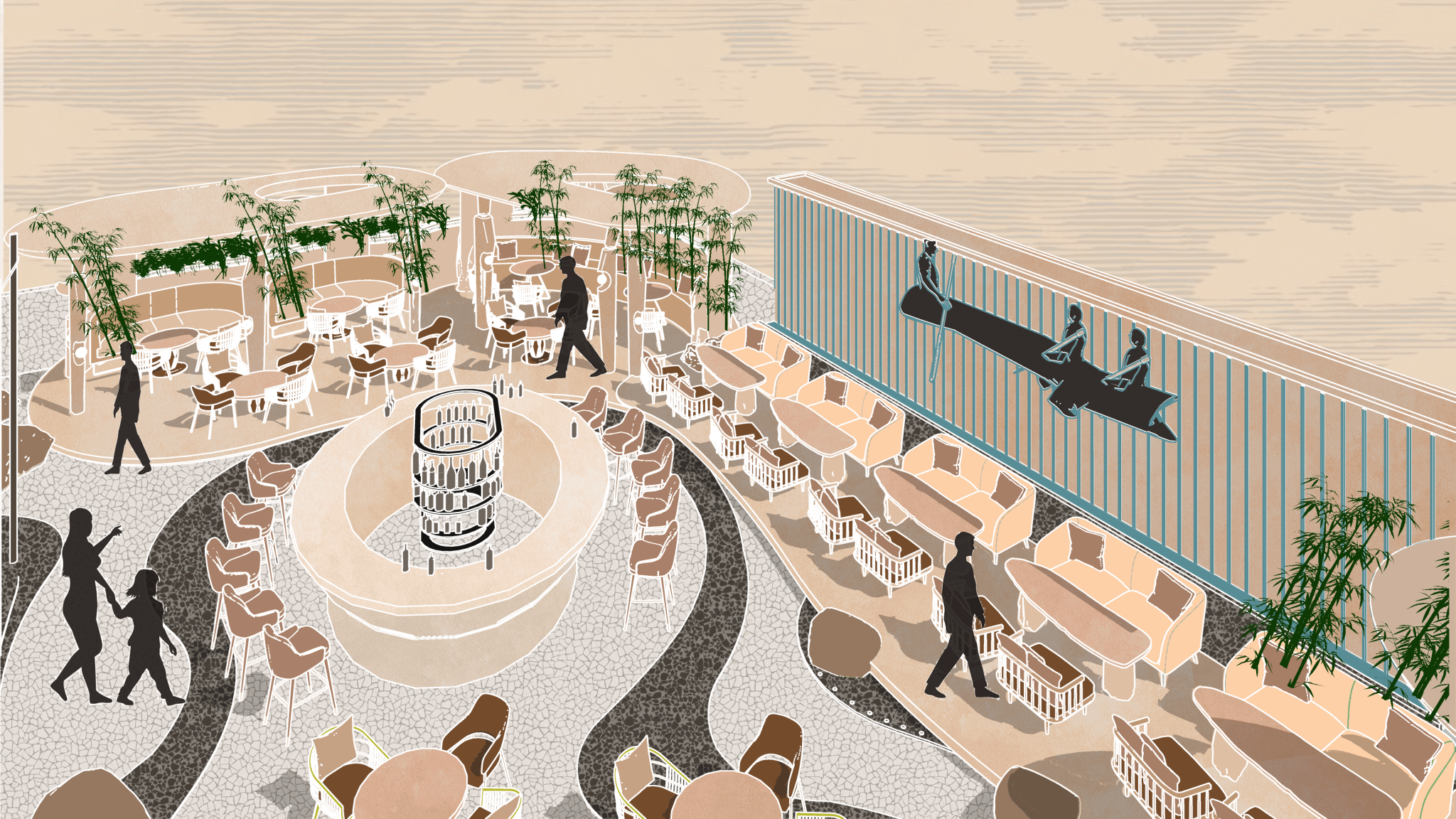 A Terrace Restaurant in Haryana is Redefining Fluid Architecture for an ...