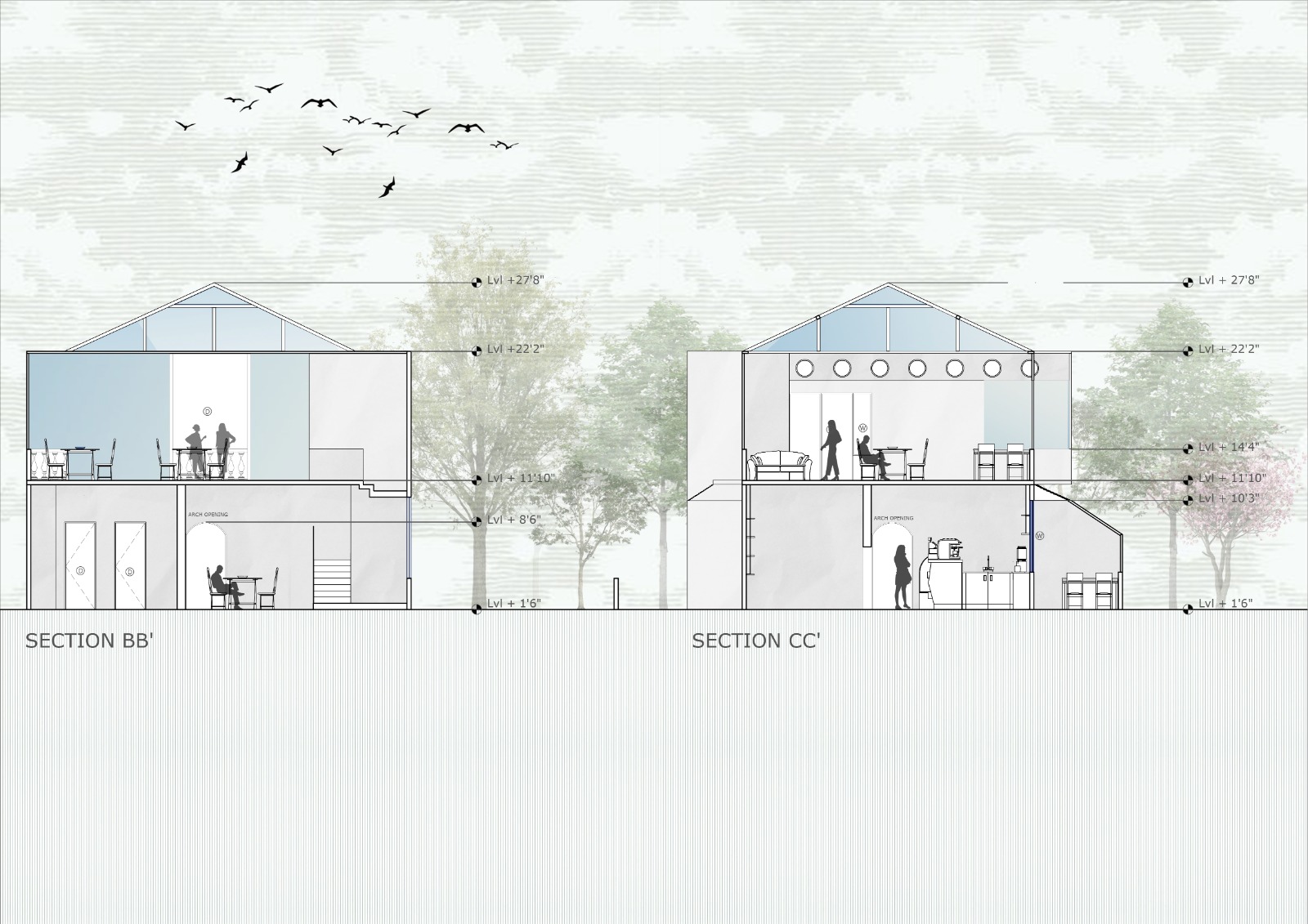 This Cafe Architecture is a Thoughtfully Designed Sanctuary | Skycon ...