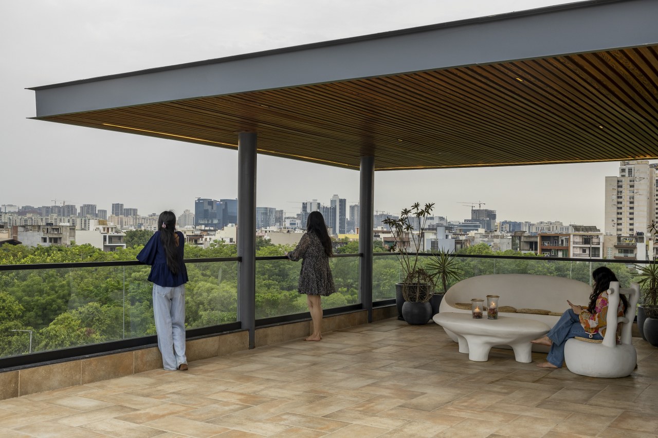 Golden Accents Stand Out in the Interiors of This Noida Bungalow ...